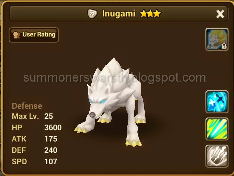 Inugami (Light) | Summoners War