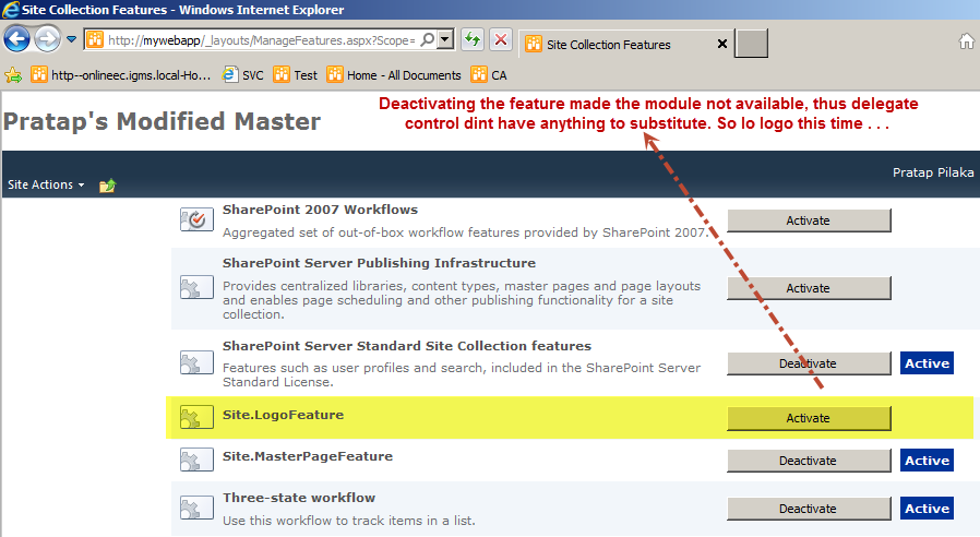 Aspiring Architect Using Delegate Control In Sharepoint