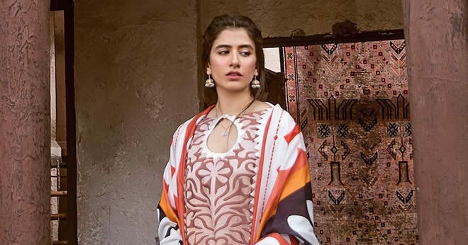 Pakistan' s Brand Cross Stitch Cotton Satin Collection 2018-19