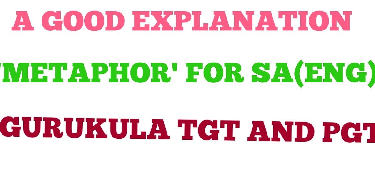 MEANING OF METAPHOR meaning-of-metaphor