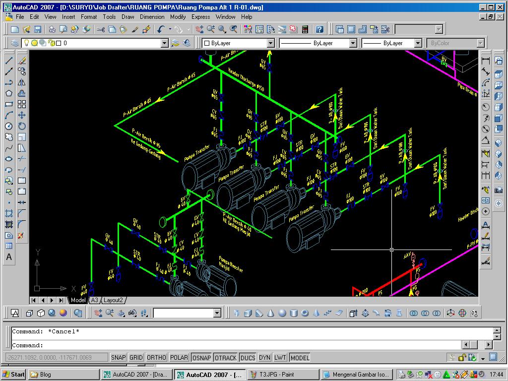 Software, Musik, Video, PhotoShop & Teknik AutoCad: Cara menggambar ...