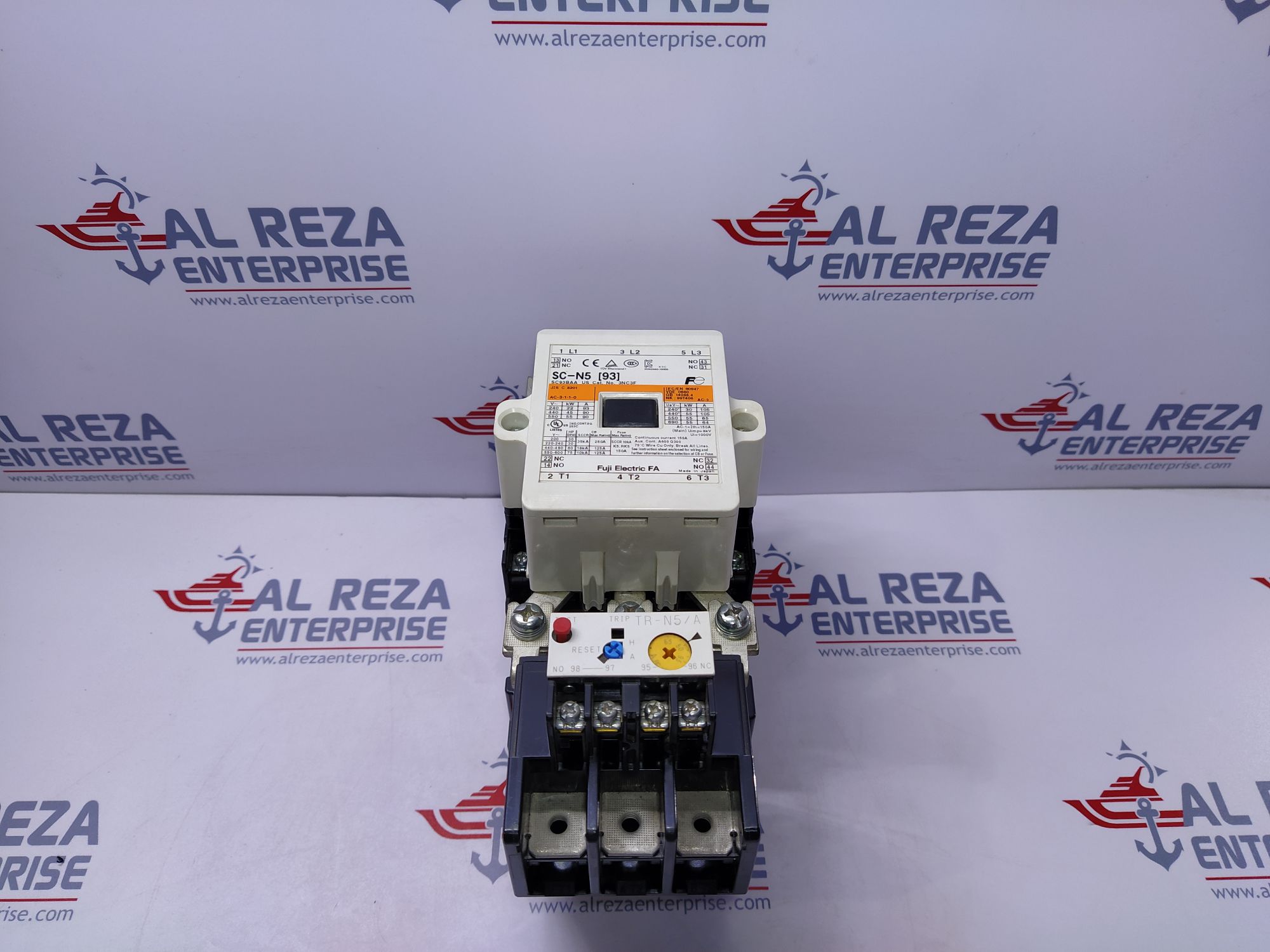 FUJI SC-N5 (93) MAGNETIC CONTACTOR COIL VOLTAGE 380-450V TR-N5/A 65-95A