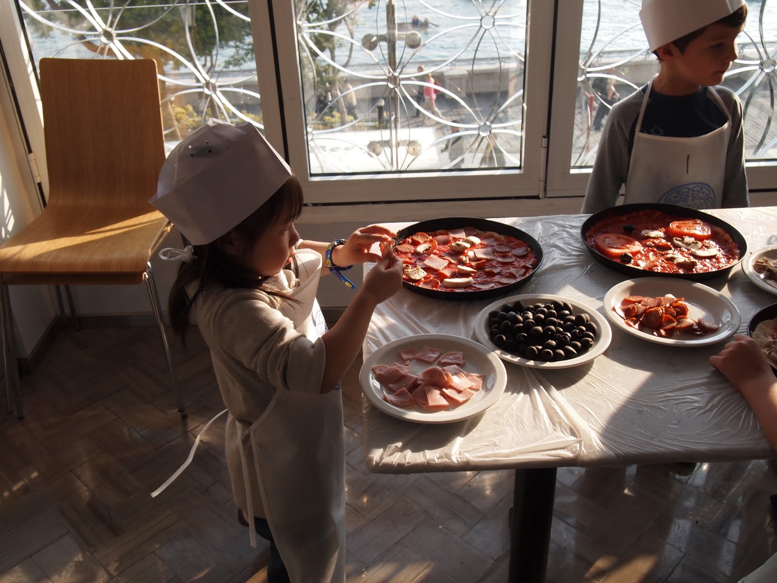Baby Eva's Life Journal: Pizza Express Pizza Making Party