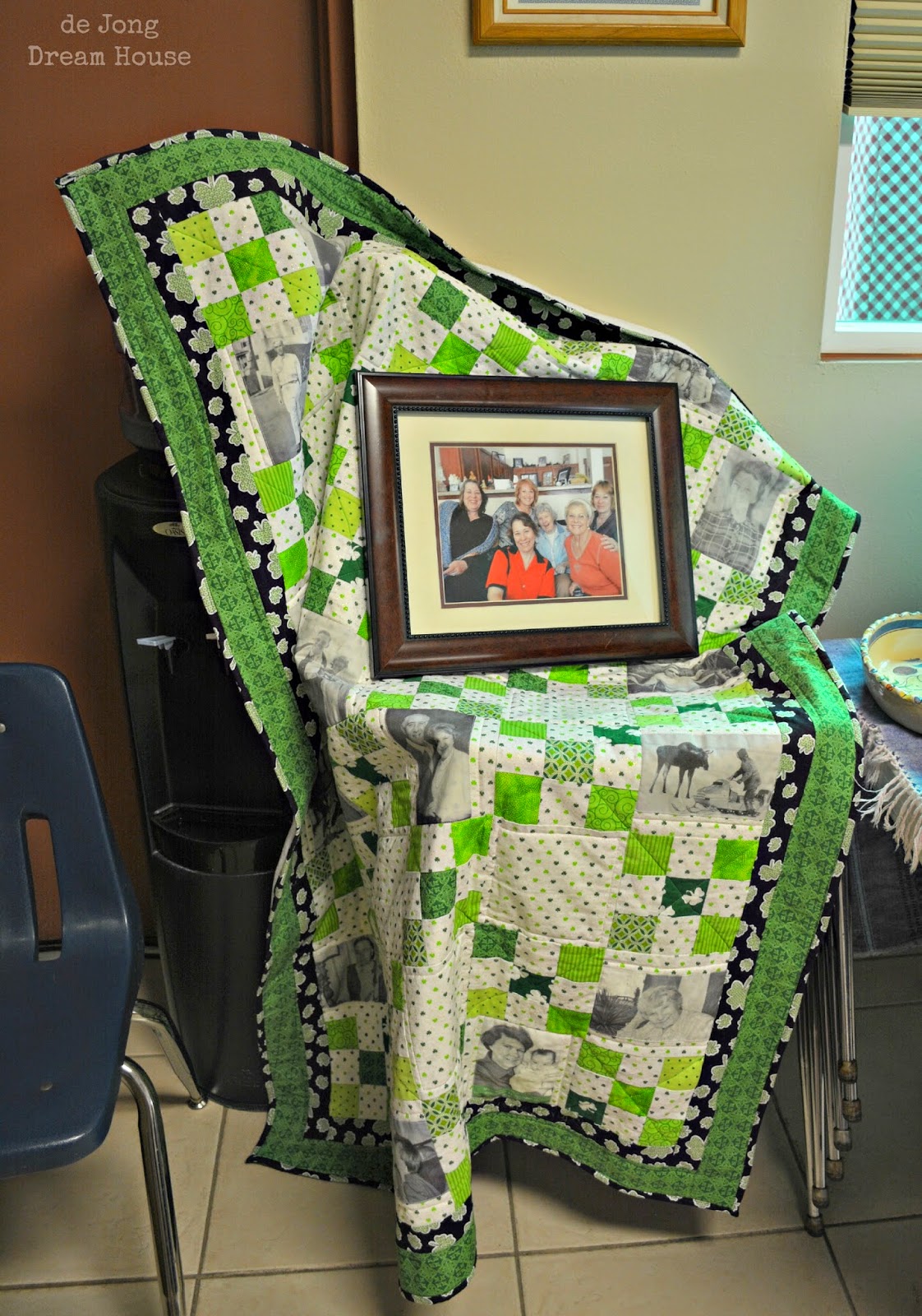 de Jong Dream House: Quilt #9: Irish Chain Memory Quilt