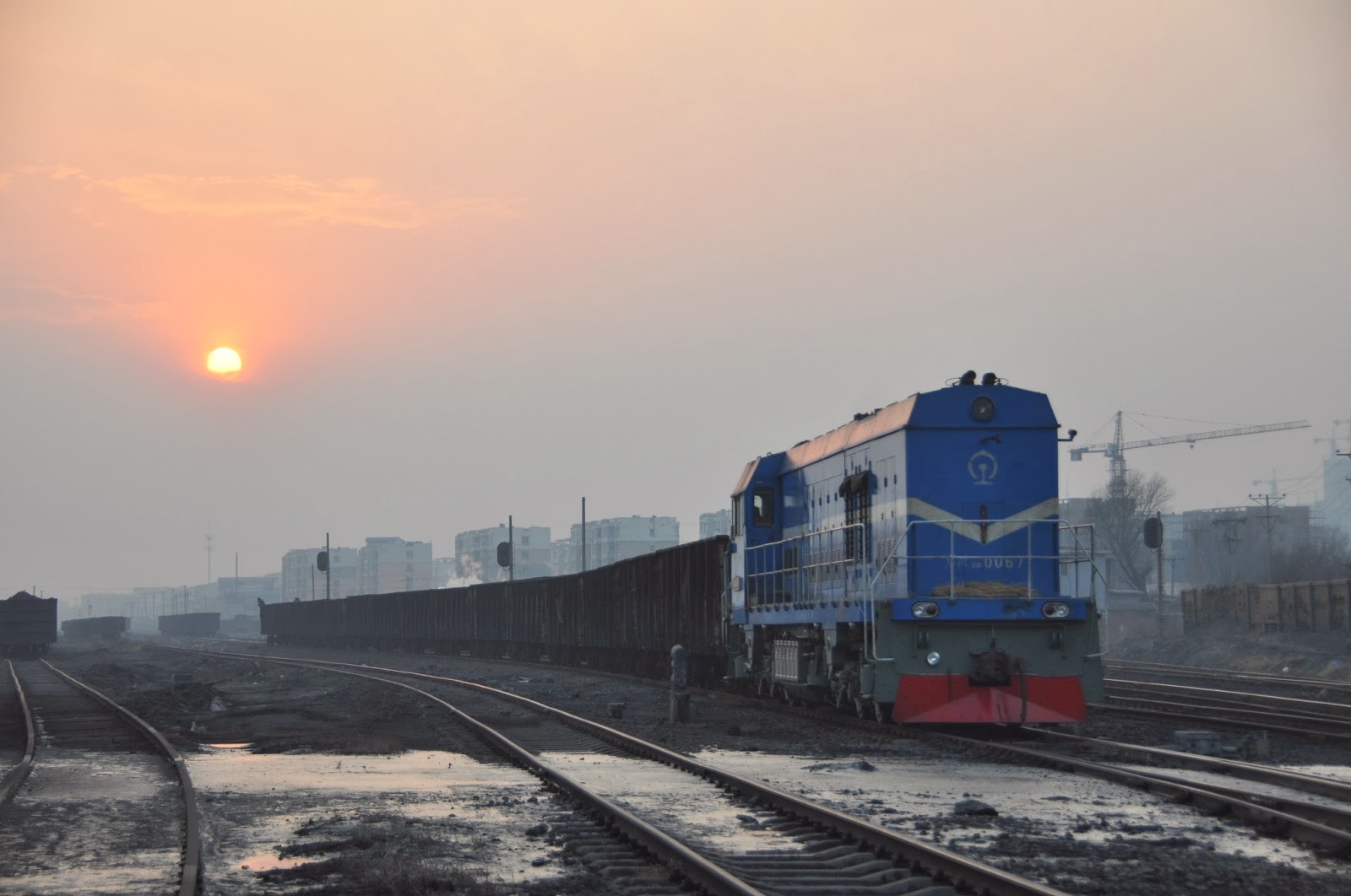 Trains Today: China Winter Steam- Fuxin