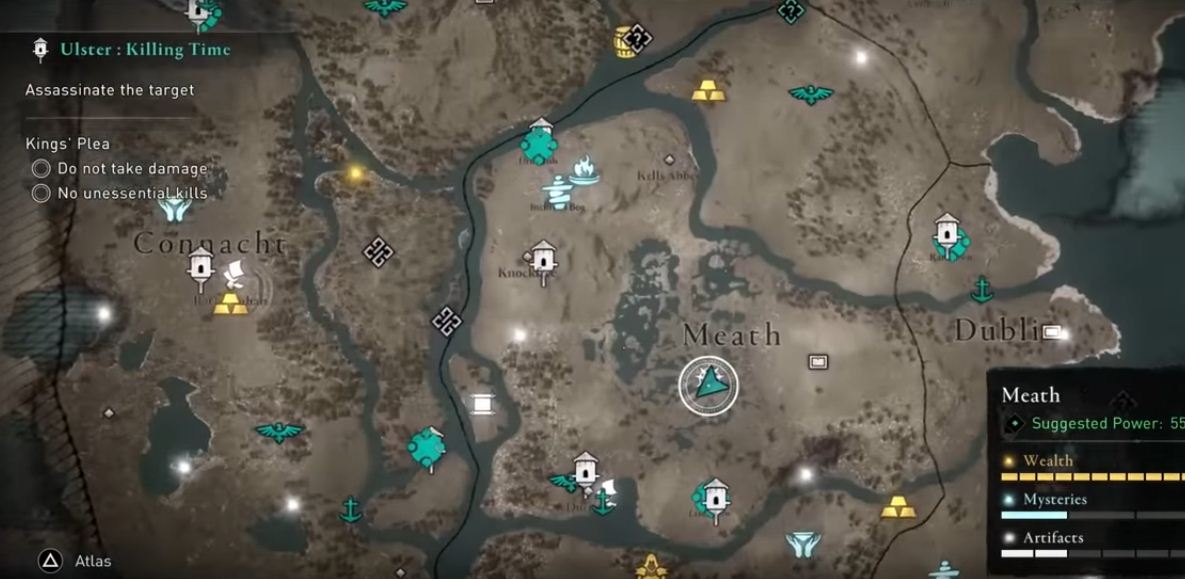 Valhalla: Open Meeth Wealth Chest, Find Sickle, Ireland Snake