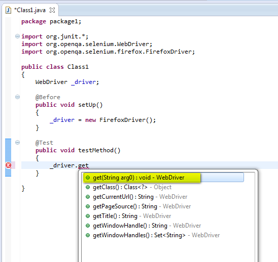 Selenium By Arun 289 Get Selenium Webdriver Method To Open The Specified Url Page