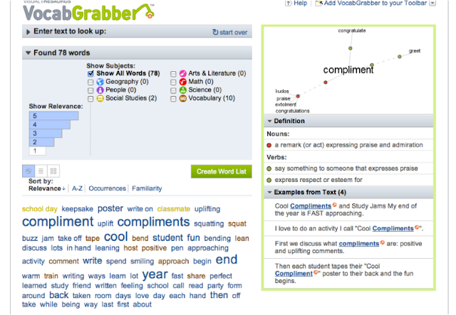 Grab the Vocabulary | Yearn to Learn