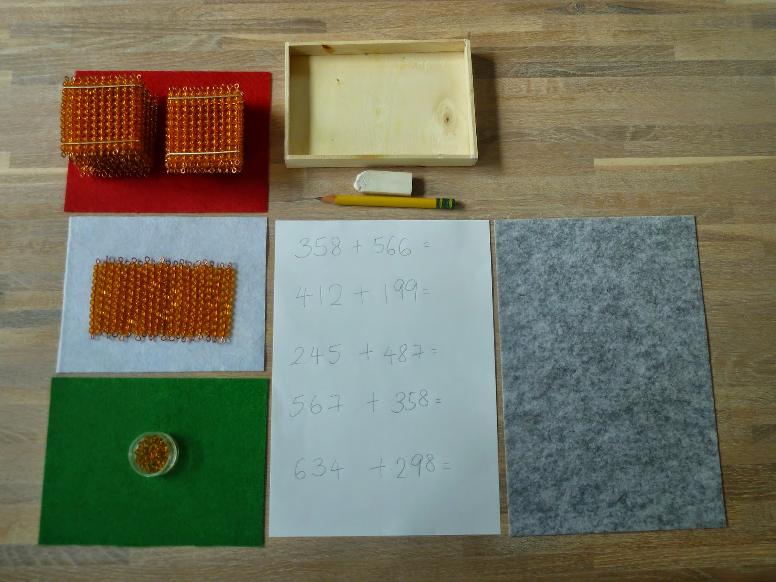 Family FECS: Montessori Activity: Dynamic Addition with Golden Beads ...