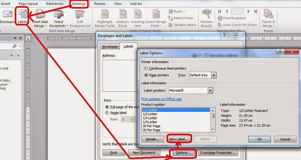 Cara Mengubah Setting Label Undangan Pada Microsoft Word | Katabah ...