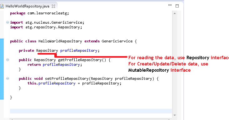 ART#212 - How to query ATG repository from Java Code using Repository ...