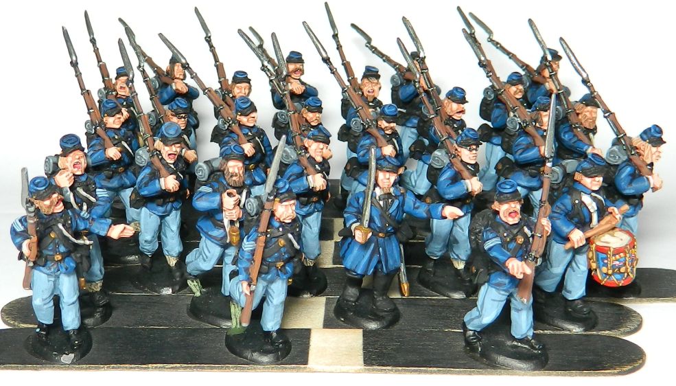 MacPhee's Miniature Men: 40mm ACW Union Infantry Done ... for Now
