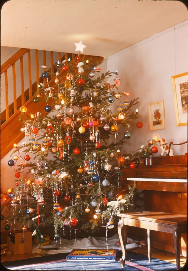 33 Interesting Snaps Show What Christmas Trees Looked Like in the 1950s ...