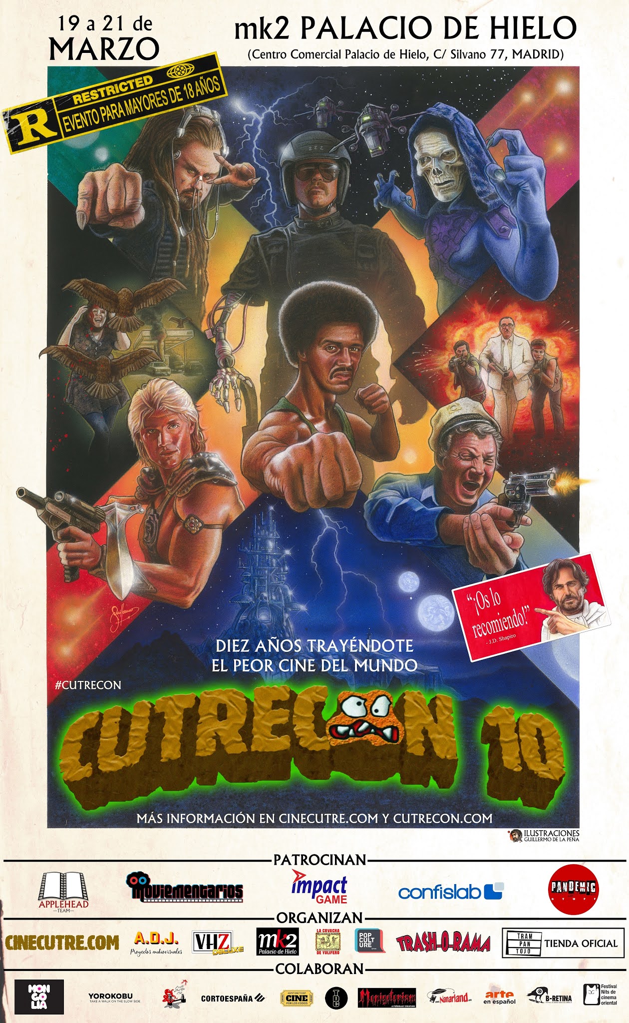 FESTIVALES DE CINE FANTÁSTICO: CUTRE CON 2021: PROGRAMACIÓN