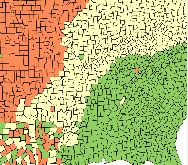 Geografia e Cartografia Digital: Color Brewer: Paleta de Cores para Mapas