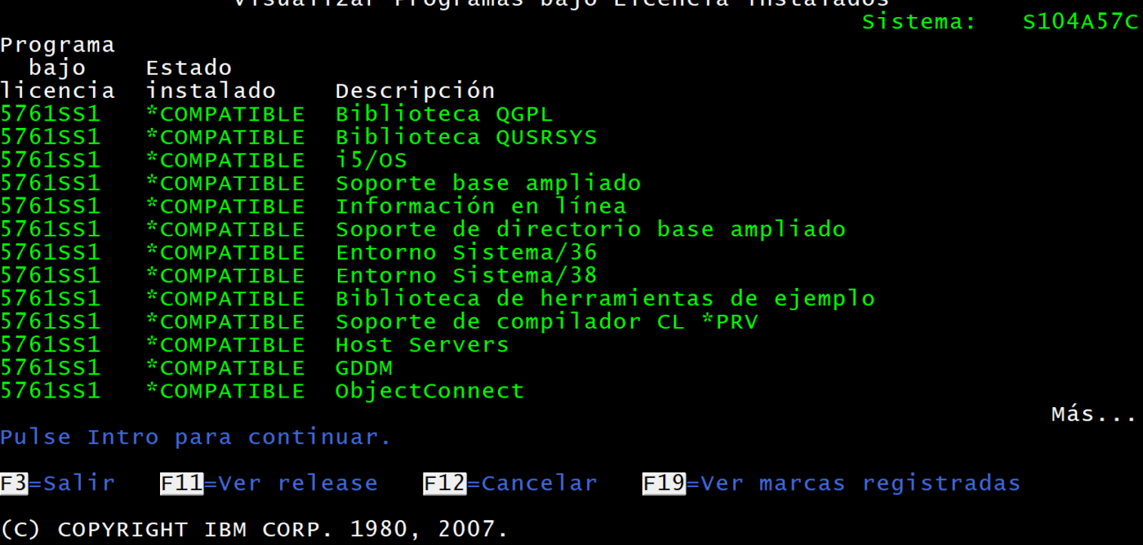 Conceptos generales del AS/400