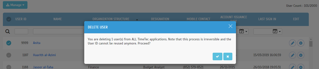 Use Inactive User Tab to Contain Dormant Users | FingerTec Technical Blog