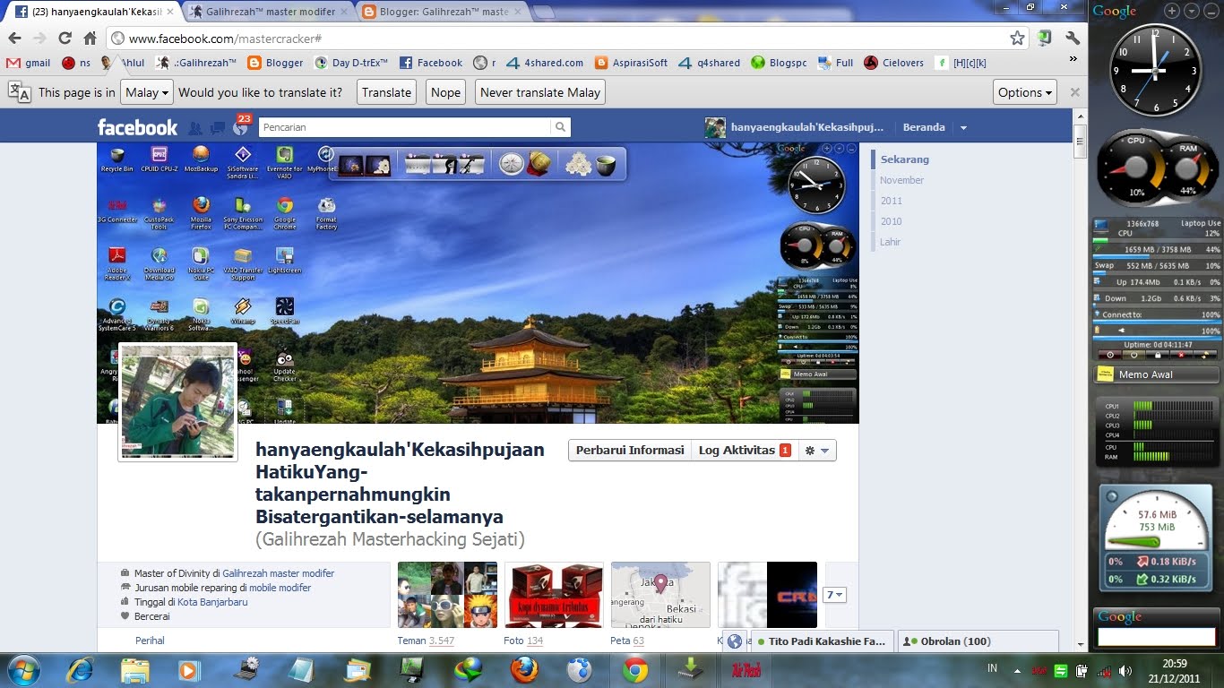 Bablu Bugis Blogger "B3": cara merubah tampilan fb lama ke tampillan fb ...