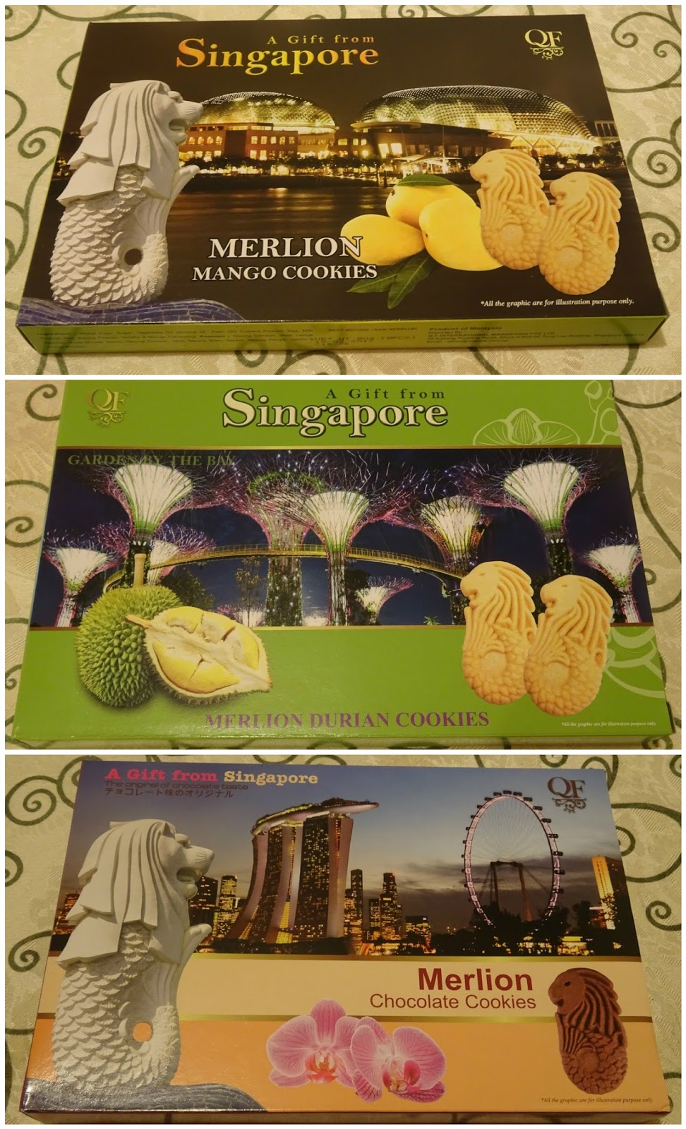 [開箱] 新加坡魚尾獅造型餅乾/Merlion Cookies ＠ 餓之華小劇場 - losnaker的吃喝玩樂老實說