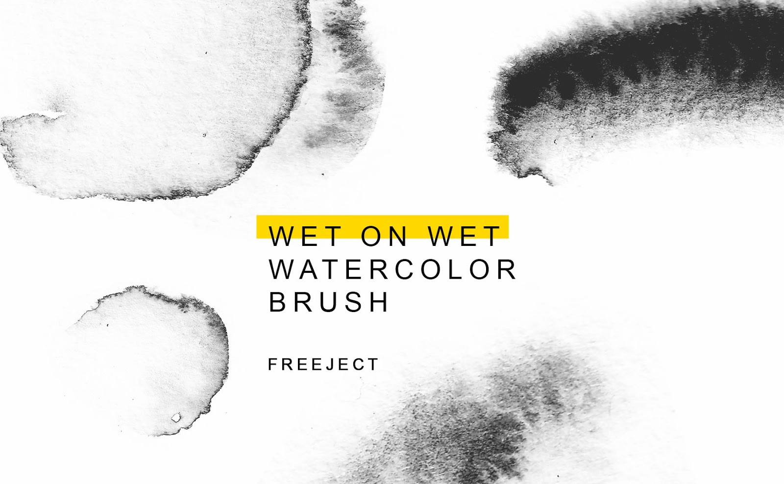 Free Wet on Wet Watercolor Photoshop Brush & PNG