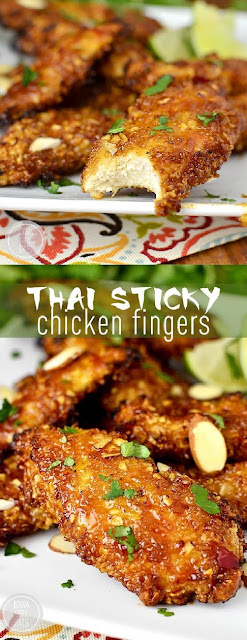 Thai Sticky Chicken Fingers - Cindy Glover