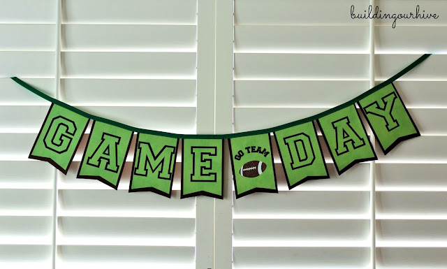 Game Day Printable Banner