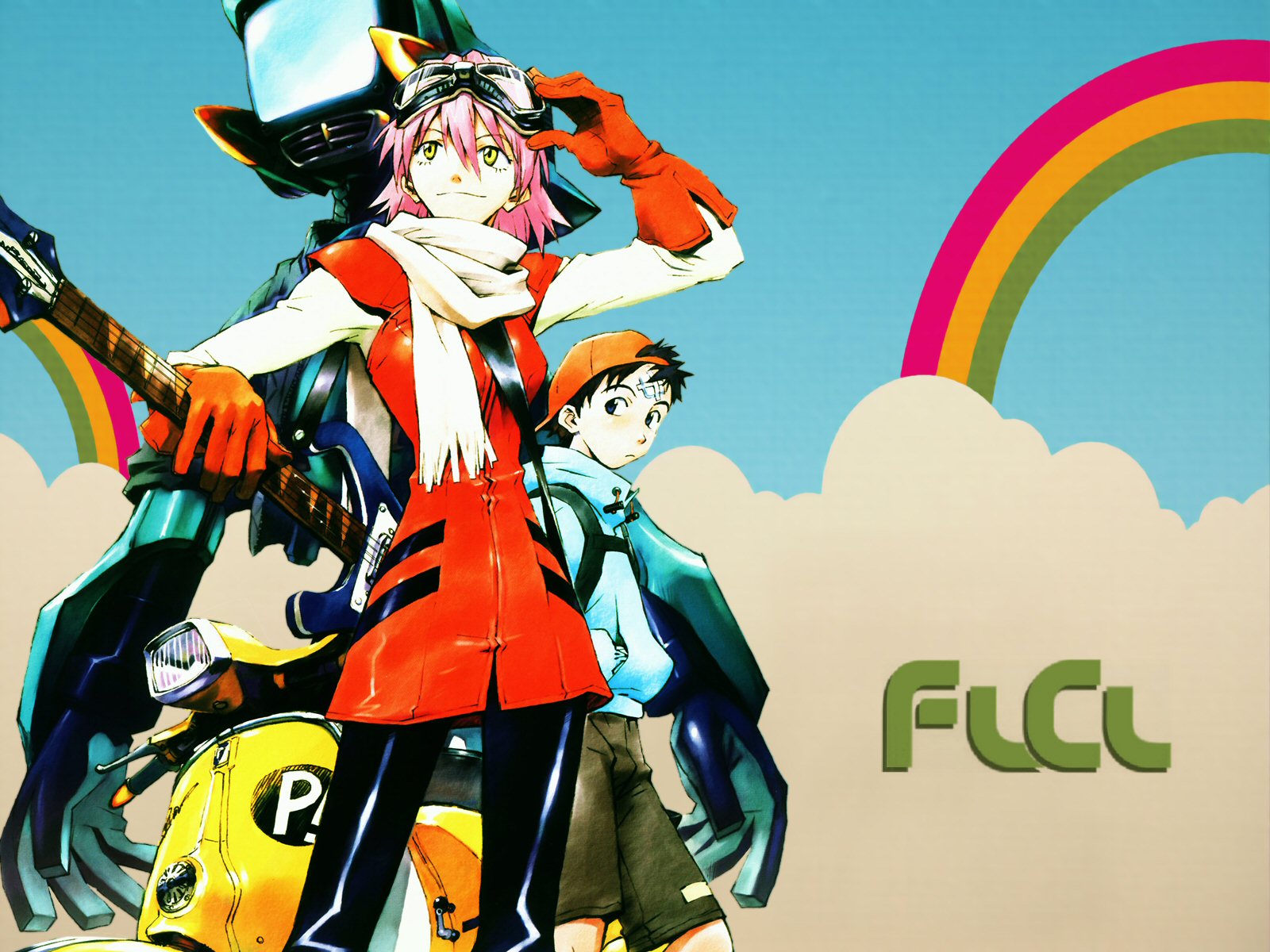 FLCL: Fooly Cooly | FLCL: Furi Kuri | 480p | BDRip | Dual Audio - AniDL ...