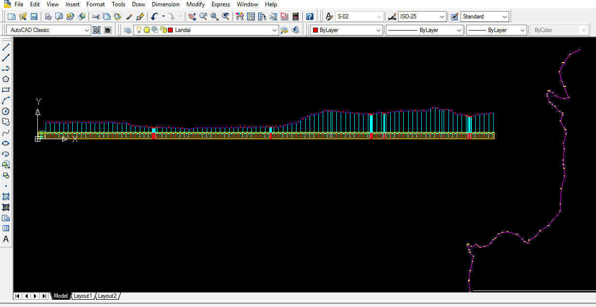 Cara Membuat Long Section Jalan/ Potongan Memanjang Jalan di Autocad ...