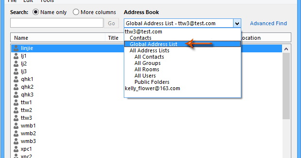 How to Sync Global Address List with Outlook Contacts?