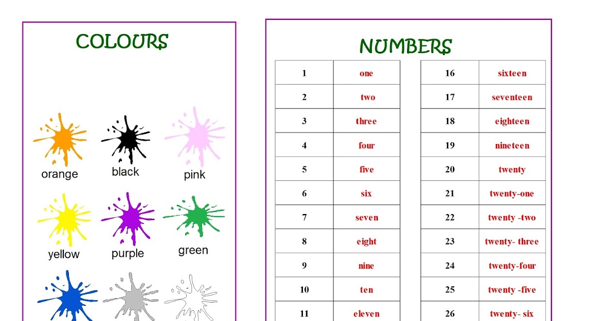 Paradiso delle mappe: Colors and numbers