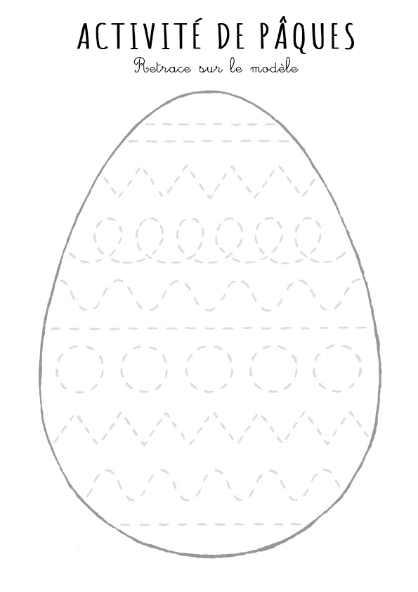 Activité : Graphisme de Pâques - Comptines et Belles Histoires
