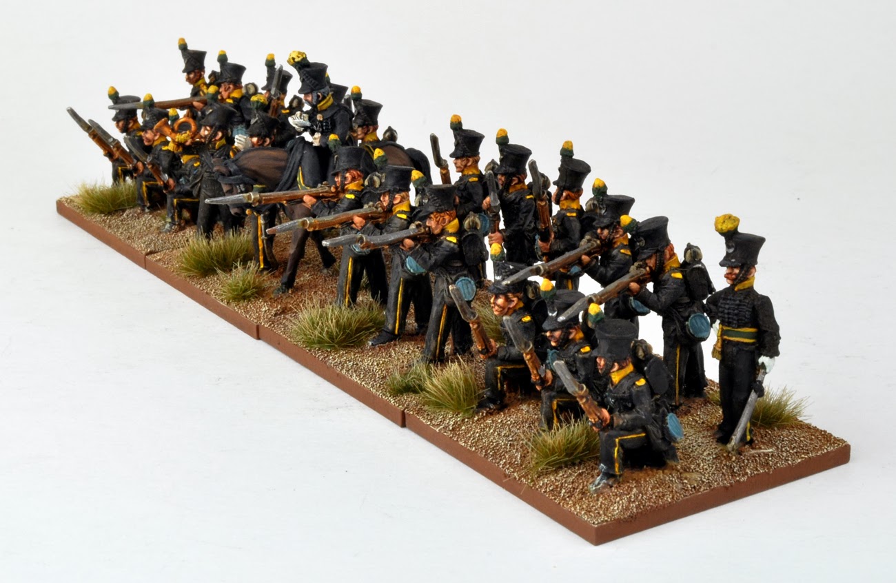 davetaylorminiatures: Black Brunswickers - Light Battalion