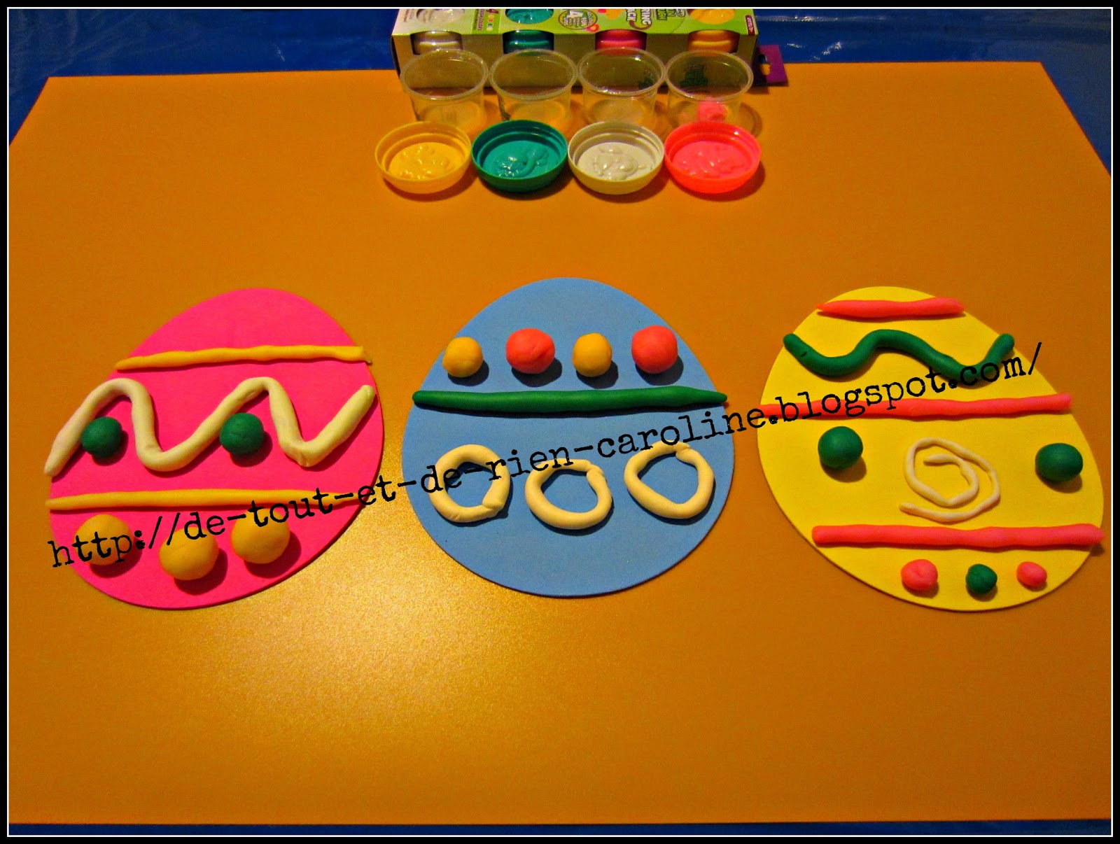 De tout et de rien: Activités pour le Préscolaire: Décorer des oeufs ...