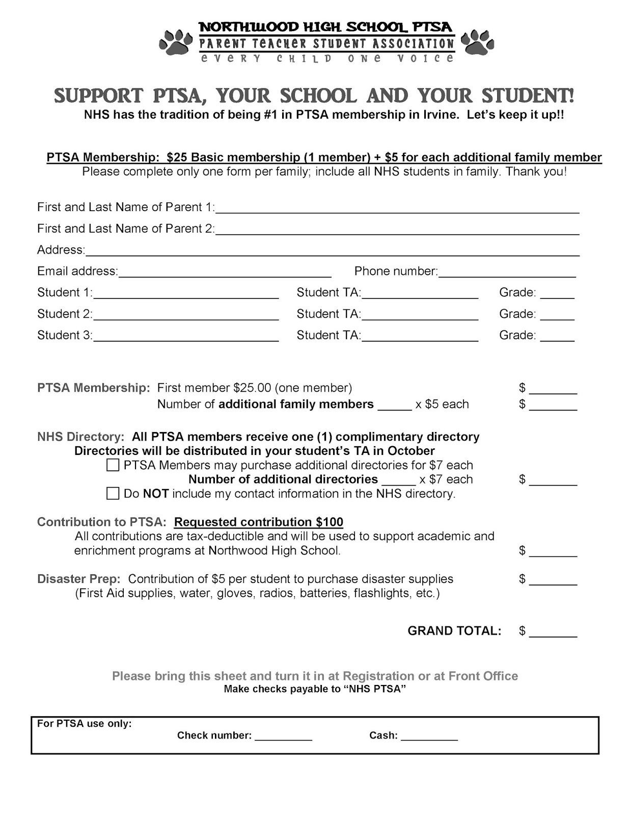 Northwood High School PTSA