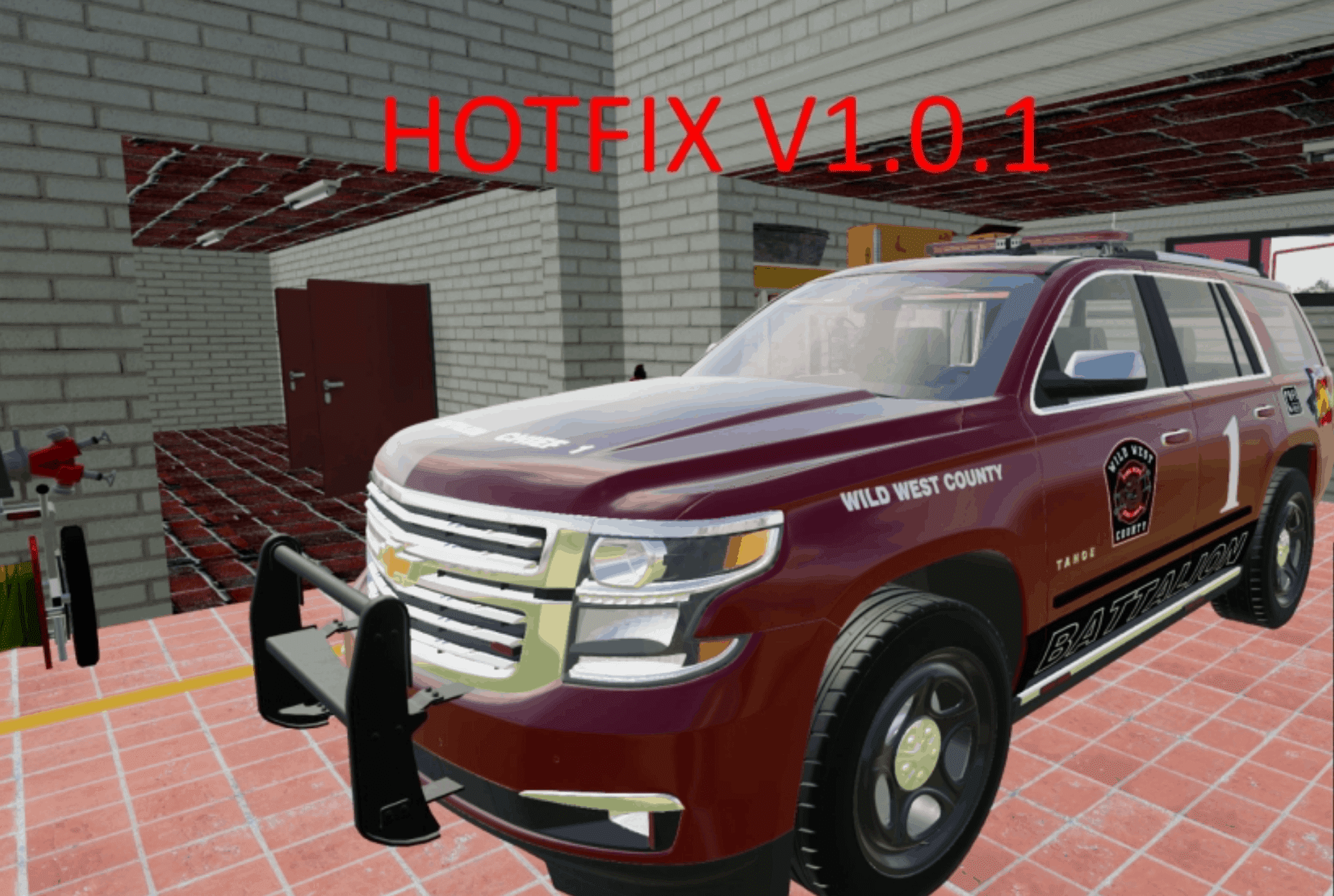 FS19 Chevy Tahoe Battalion 1 Chief - FS 19 & 22 USA Mods Collection