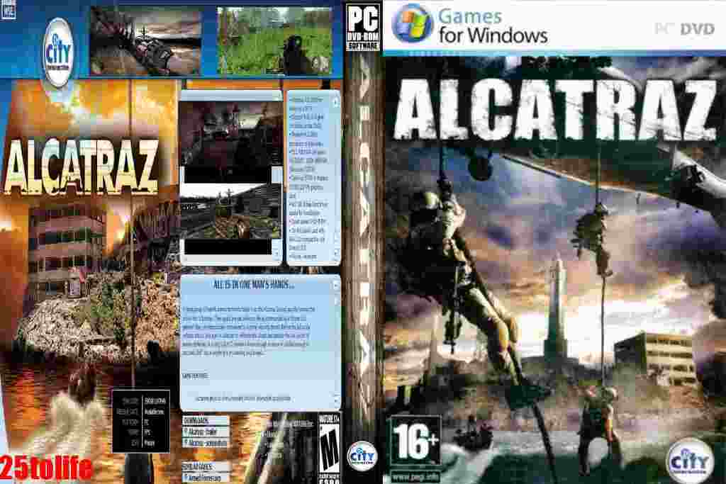 PC Games CD Cover: Alcatraz