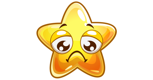 Frowny Star | Symbols & Emoticons