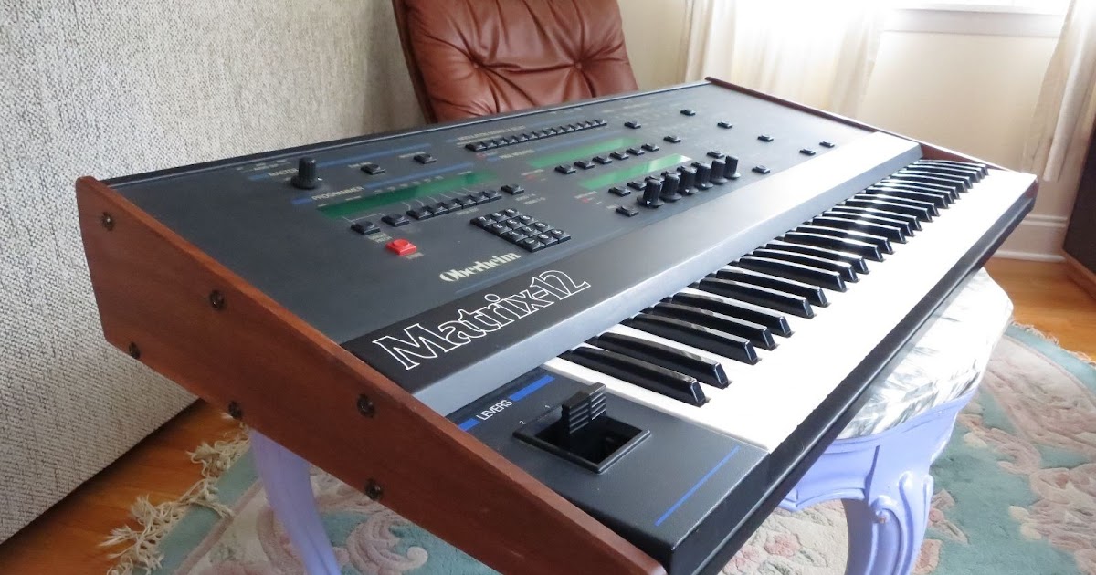 MATRIXSYNTH: Oberheim Matrix 12 - beautiful analog synth USA model 24 ...