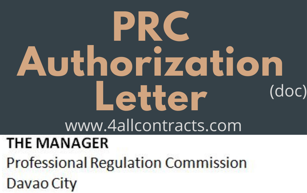 PRC Authorization Letter Sample Doc Sample Contracts prc-authorization-letter-sample-doc-sample-contracts