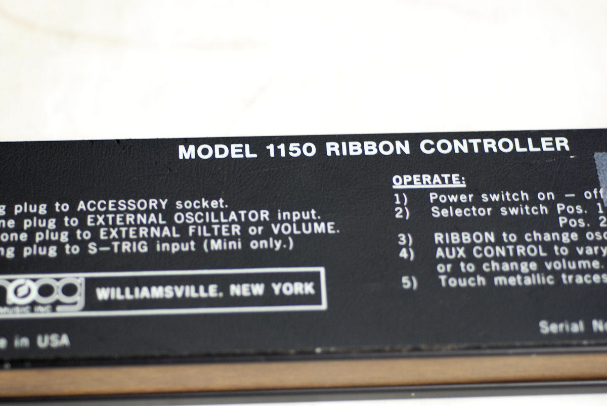 MATRIXSYNTH: Vintage Moog Modular Ribbon Controller