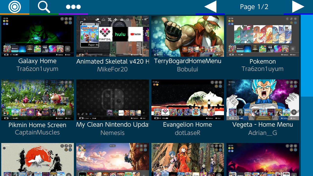 ニンテンドースイッチ カスタムテーマを本体で直接ダウンロード&インストールが可能な自作ソフトthemezer-nx紹介