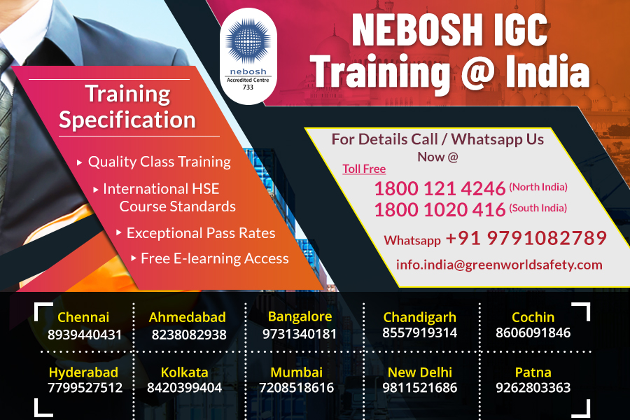 Nebosh IGC Course in Patna - Nebosh and Safety Certification Program in India ,UAE & Saudi Arabia