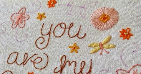 How I transfer an embroidery pattern | A Little Happy Place