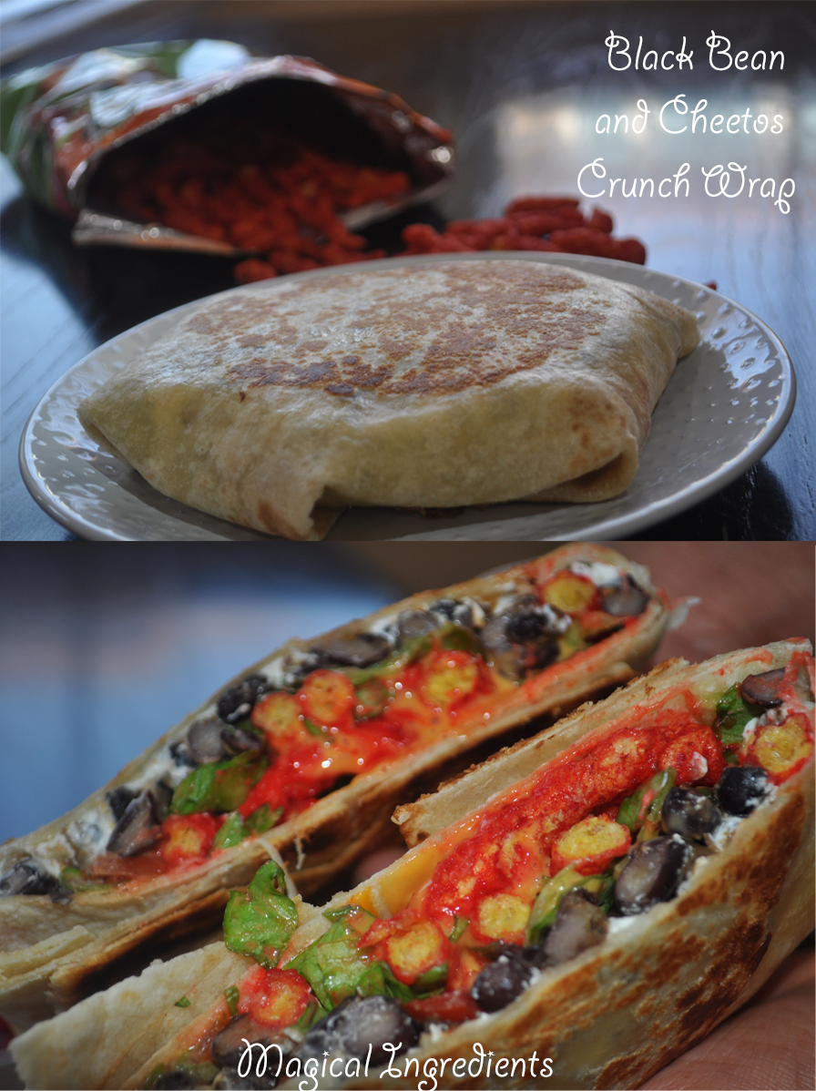 Black Bean and Cheetos Crunch Wrap - Magical Ingredients