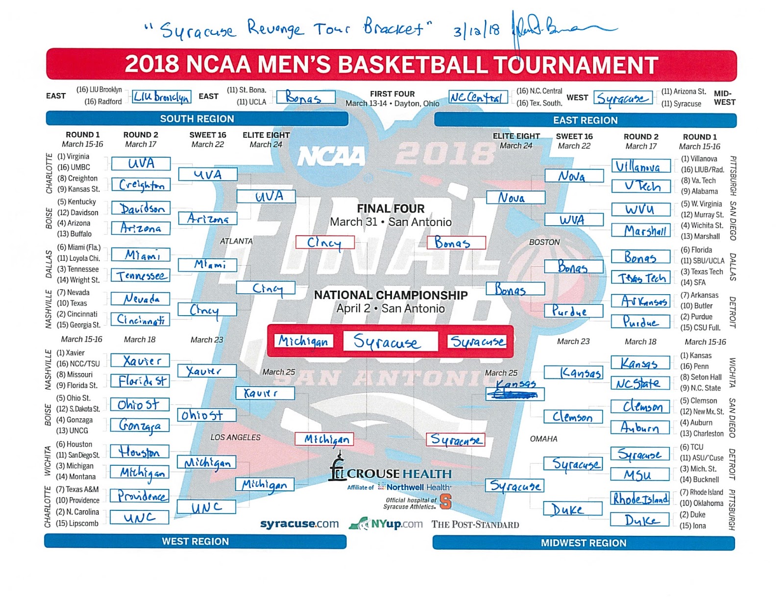 Orange::44: Orange::44 Bracket Extravaganza 2018!