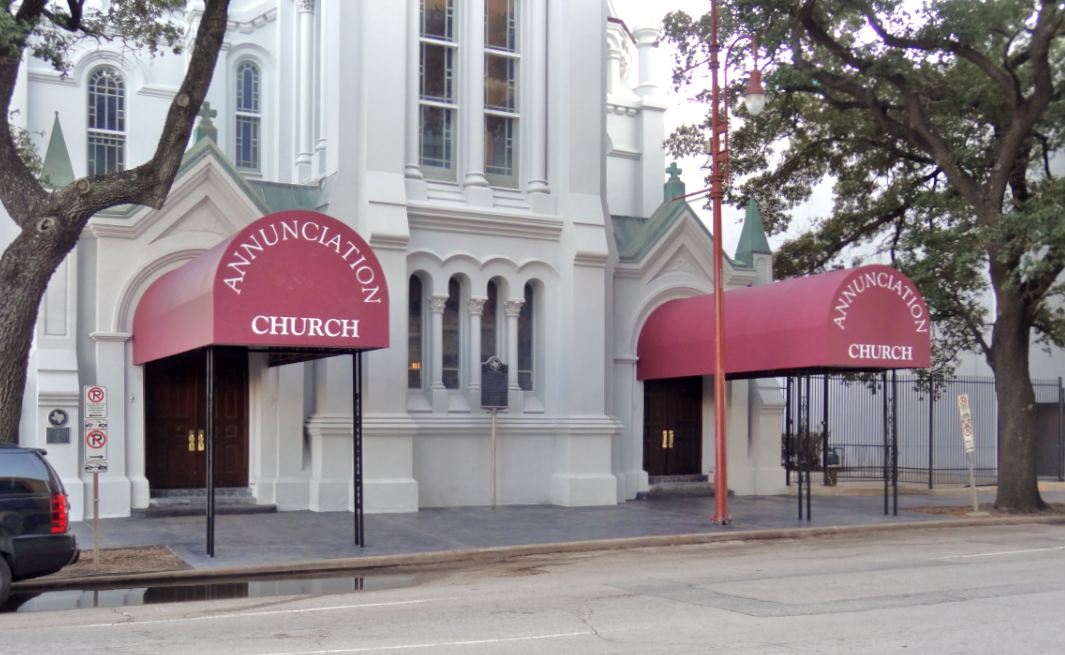 Houston in Pics: Annunciation Catholic Church (1871) after Tower Renova