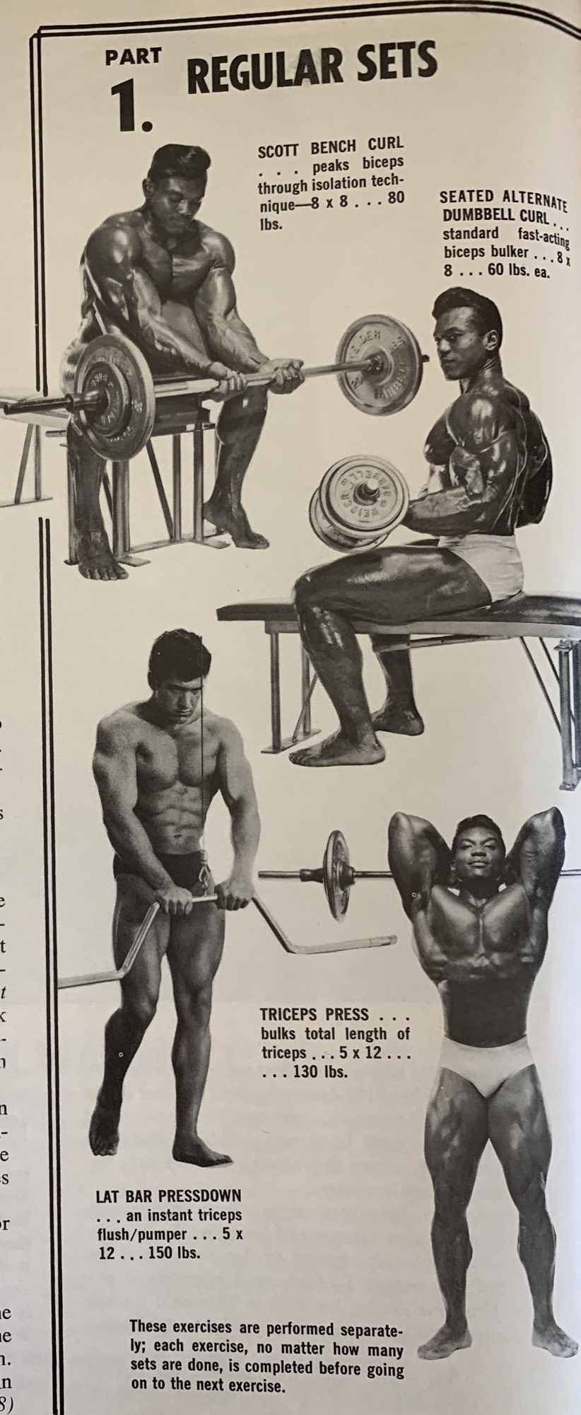 The Tight Tan Slacks of Dezso Ban: Sergio Oliva - Arm Training - Rick ...
