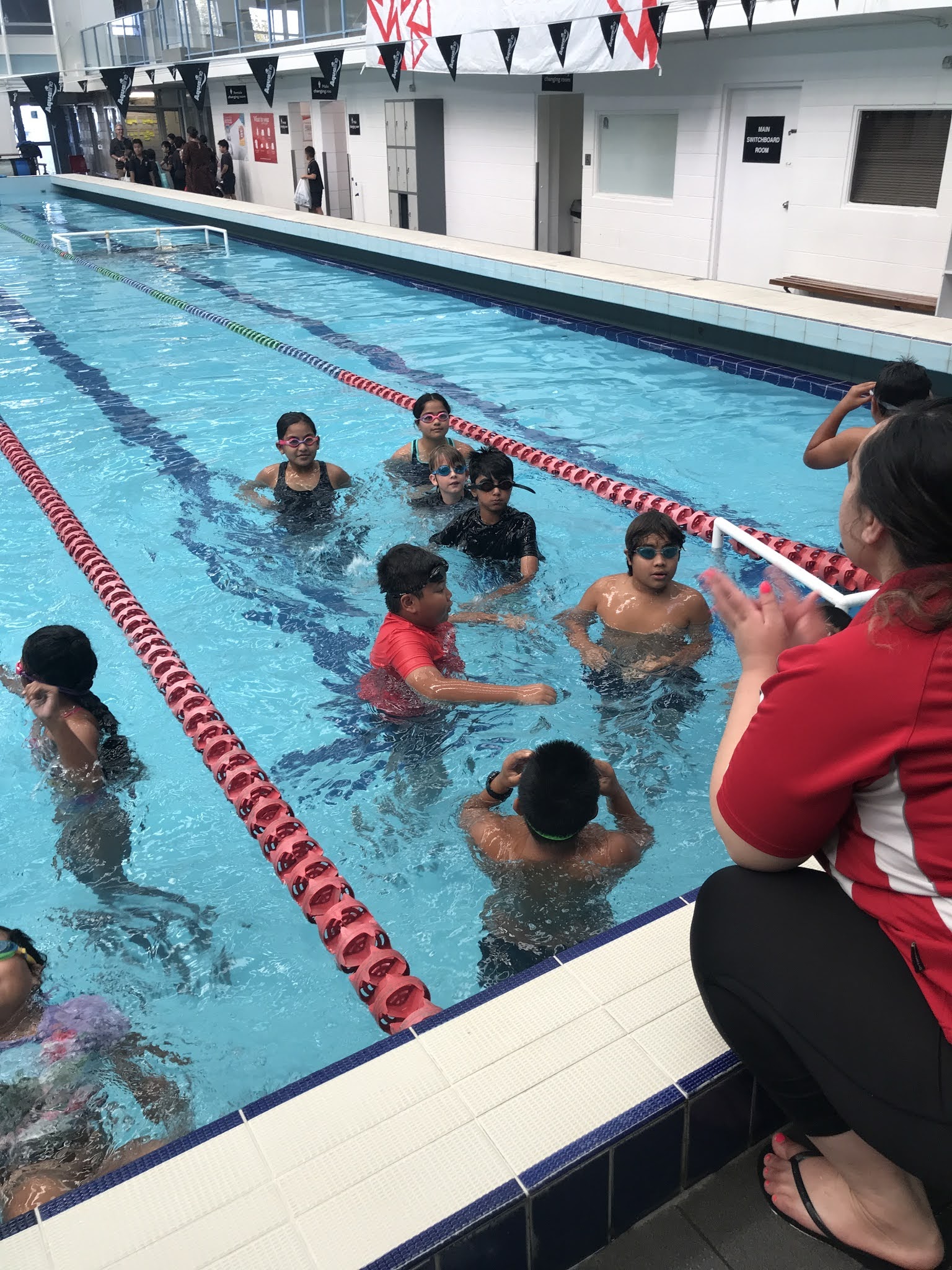 Daniel : Swimming at Cameron Pools