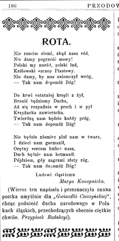 Ilustrowany Tygodnik Polski²: „Rota” - nieoficjalny hymn Polski