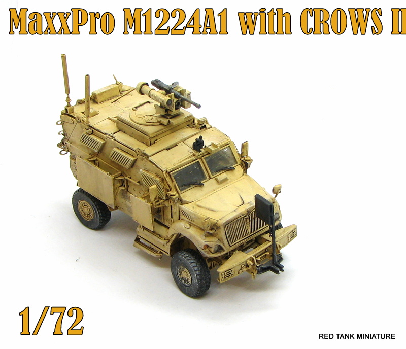 Gulumik Military Models: MaxxPro M1224A1 with CrowsII 1/72